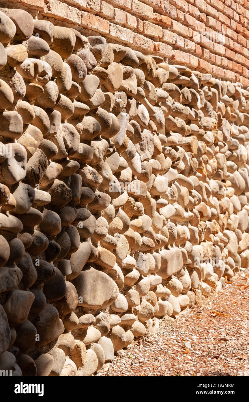 Dozza Italy: Ancient Castle wall Detail. Town of the Emilia Romagna ...