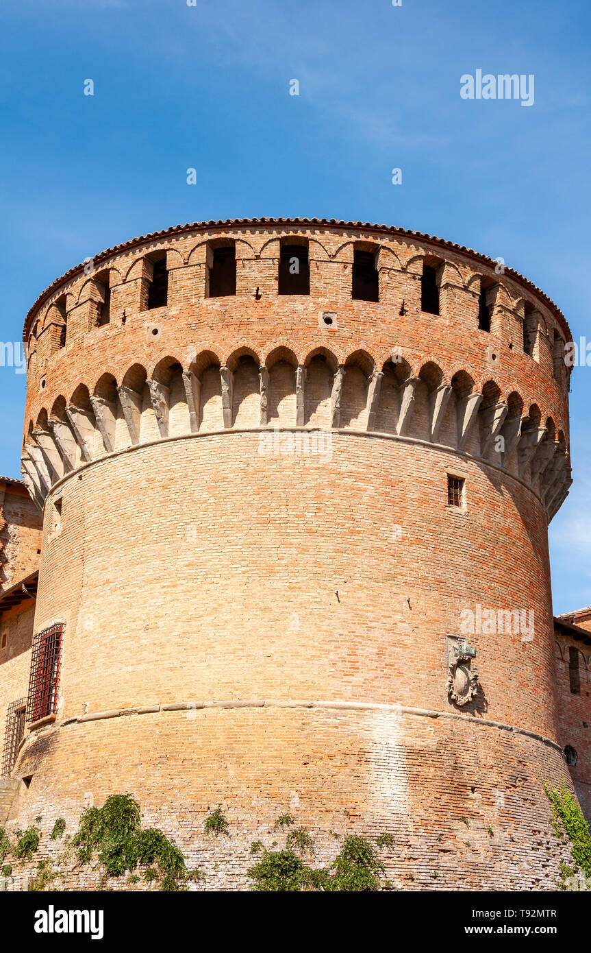 Dozza Italy: Ancient Castle Door Detail. Town of the Emilia Romagna ...