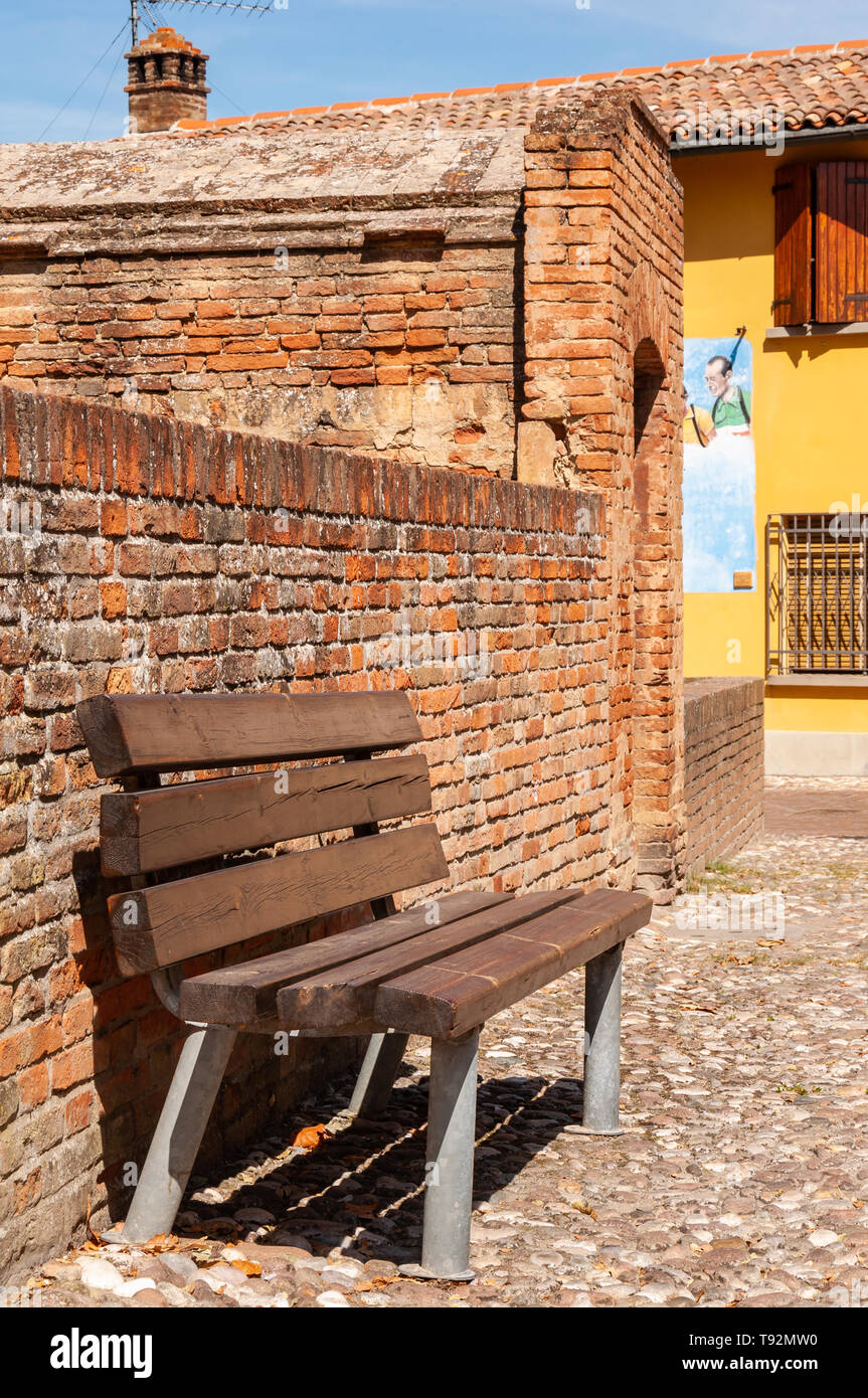 Dozza Italy: Detail of the ancient village. City in the Emilia Romagna ...