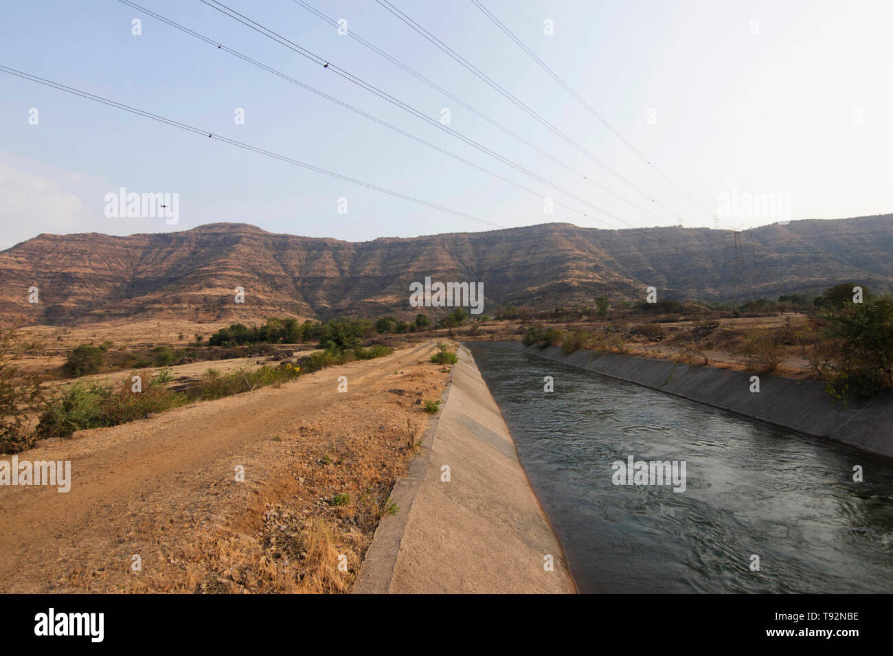 Canal of Harali, Satara, Maharashtra, India Stock Photo - Alamy