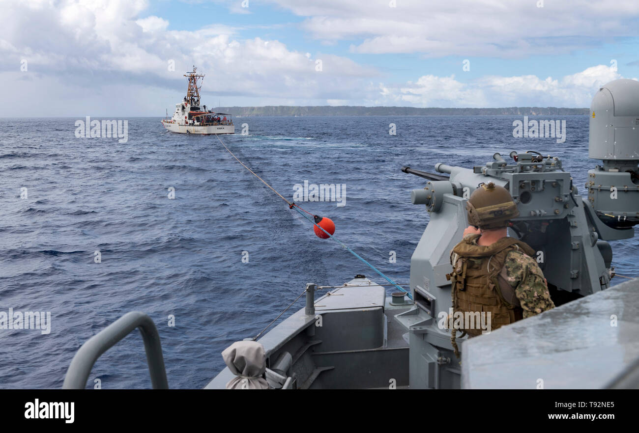 190508-N-RM689-1043 SANTA RITA, Guam (May 14, 2019) The Island-class ...