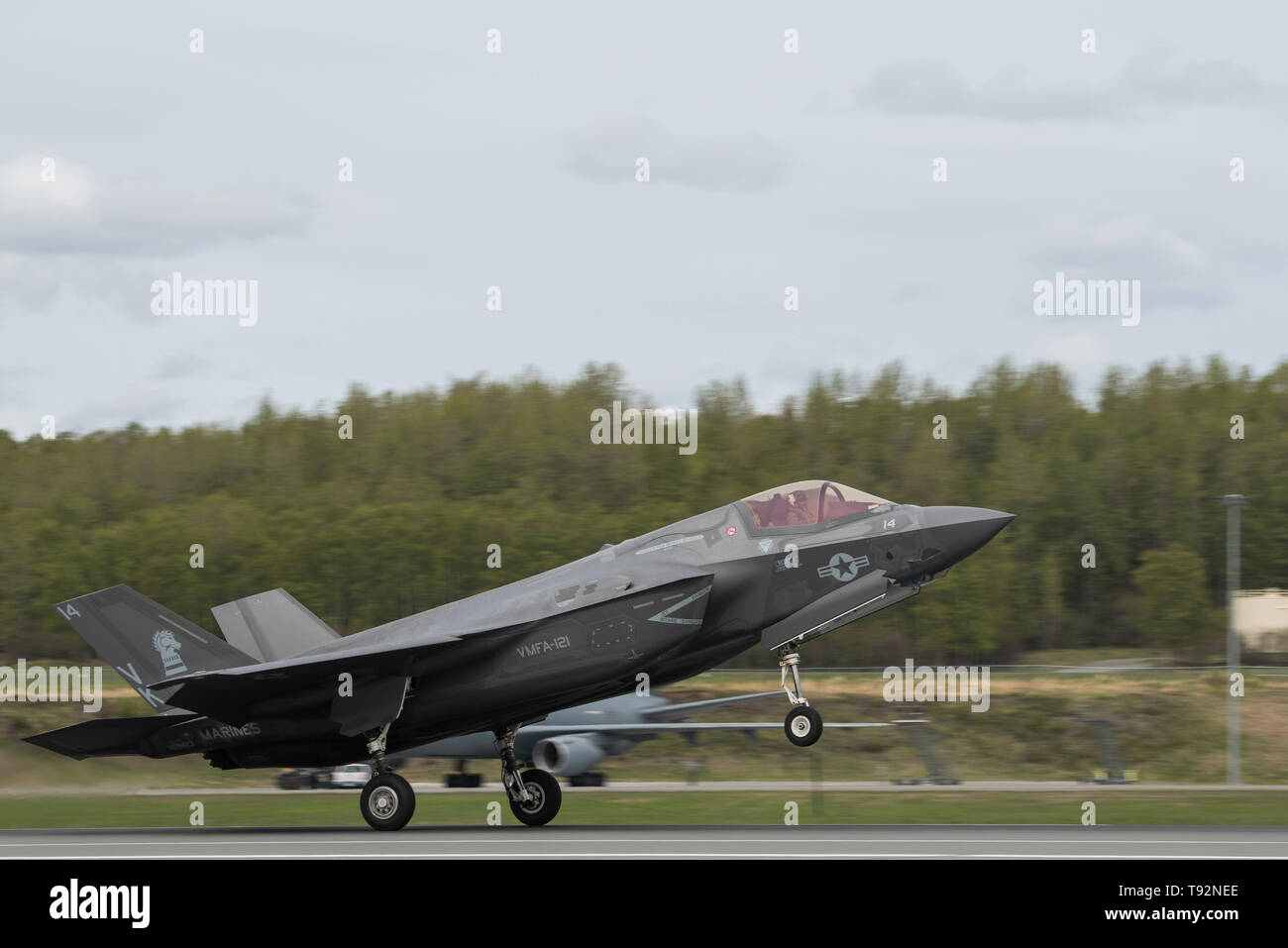 A U.S. Marine Corps F-35B Lightning II, assigned to Marine Corps Air ...