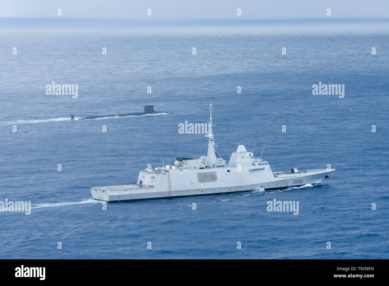 INDIAN OCEAN (May 13, 2019) The Virginia-class fast attack submarine ...