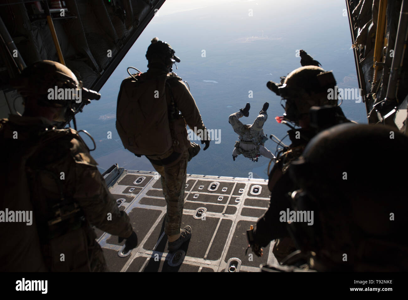 U.S. Air Force Special Tactics Airmen with the 23rd Special Tactics ...