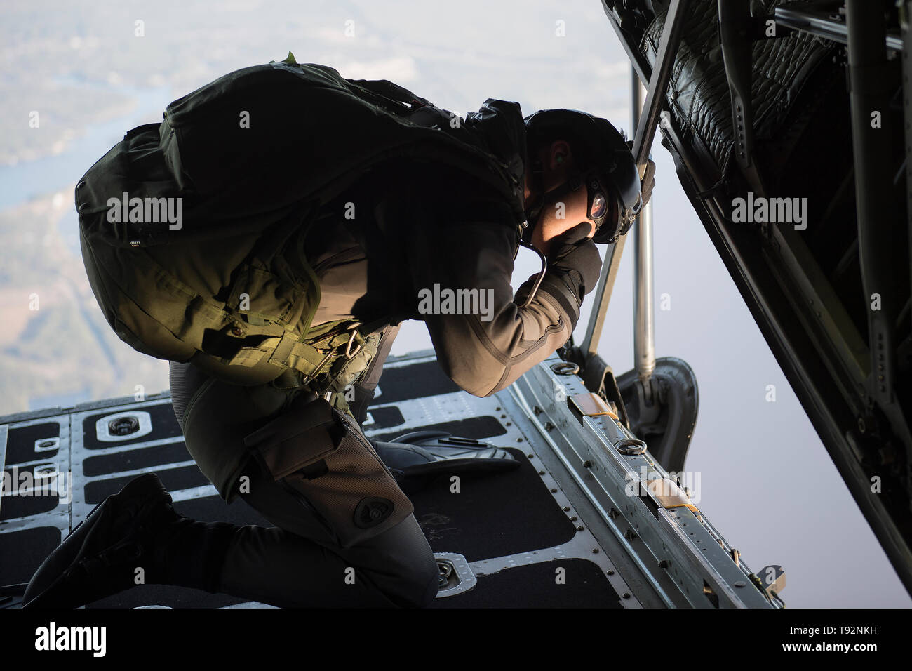 A U.S. Air Force Special Tactics Airman with the 23rd Special Tactics ...