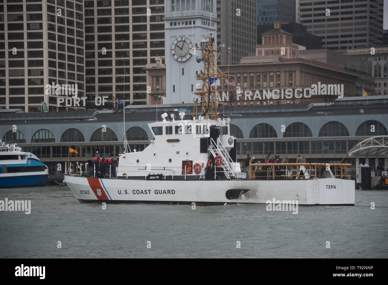 Adm. Karl Schultz, the Coast Guard commandant, Mr. Robert Fenton, the ...