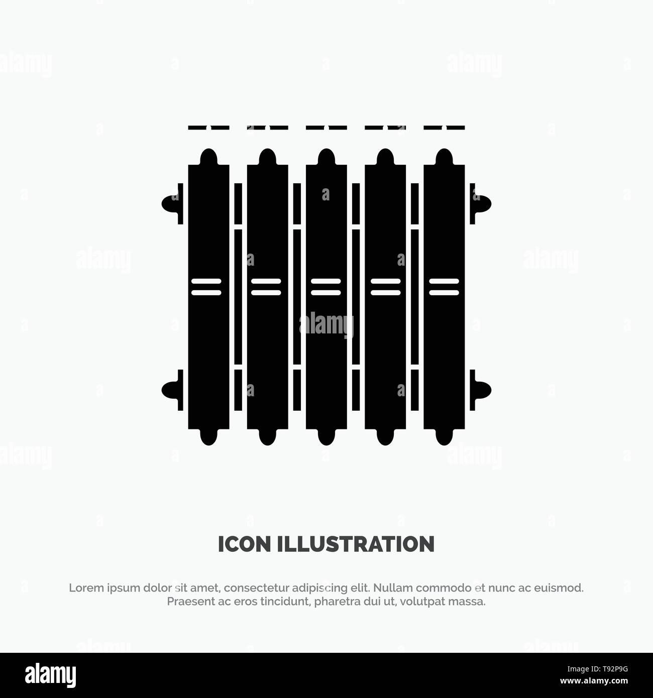 Warm water heating Stock Vector Images - Alamy