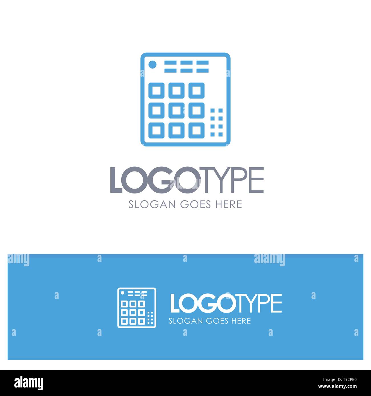 Live performance mixing console Stock Vector Images - Alamy