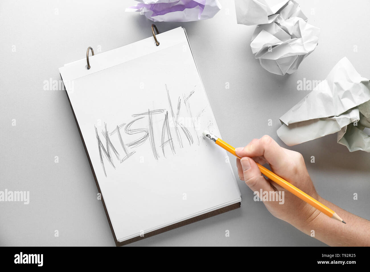 Erasing Woman High Resolution Stock Photography and Images - Alamy
