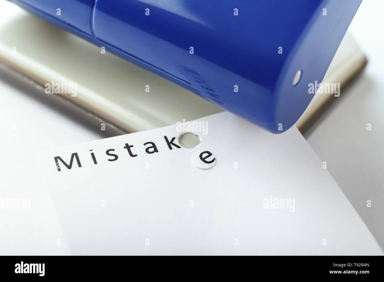 Printed mistake hi-res stock photography and images - Alamy