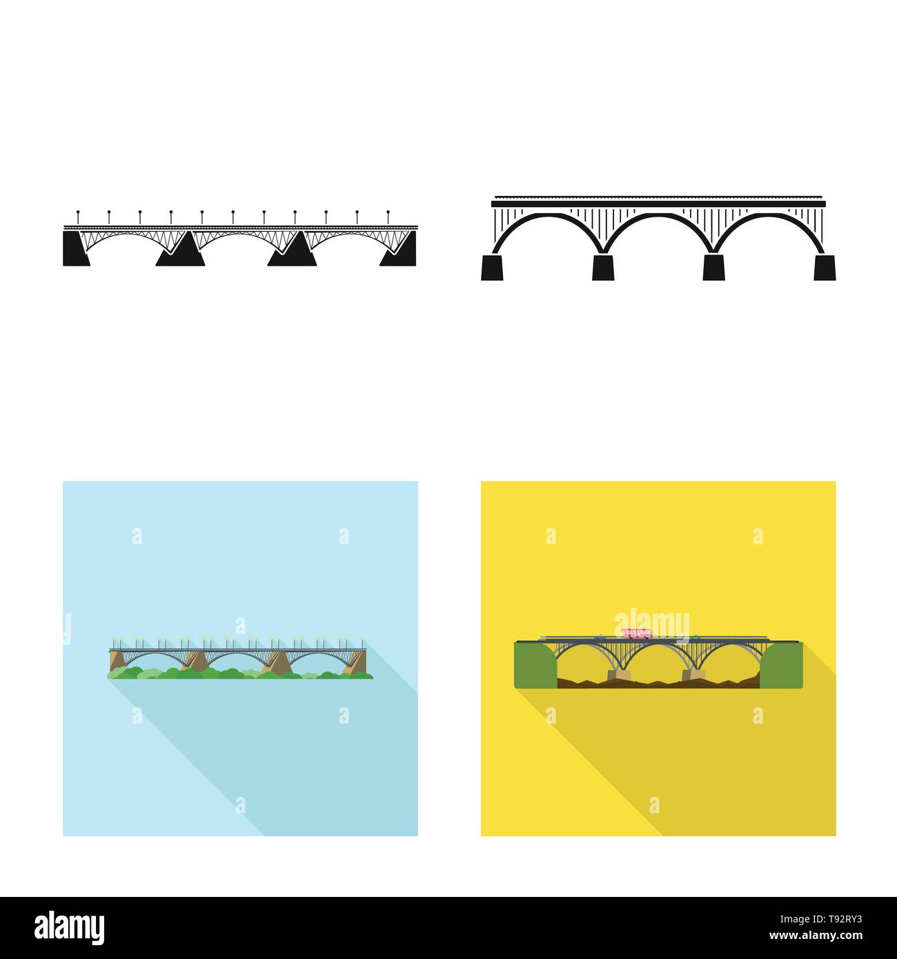 Vector Illustration Of Connection And Design Sign Collection Of