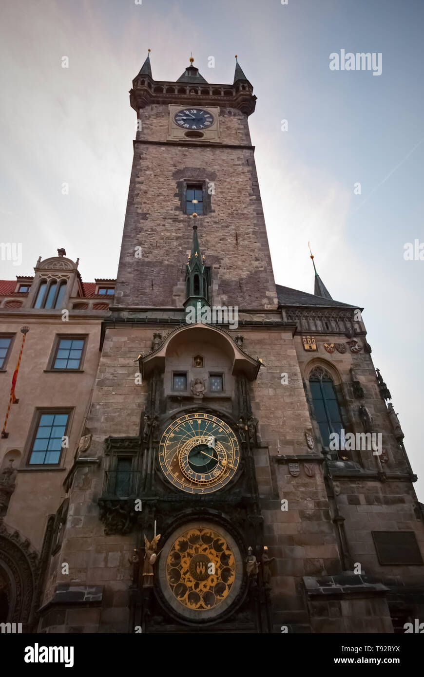 Prague (aka the Golden Prague): the Orloj Stock Photo - Alamy