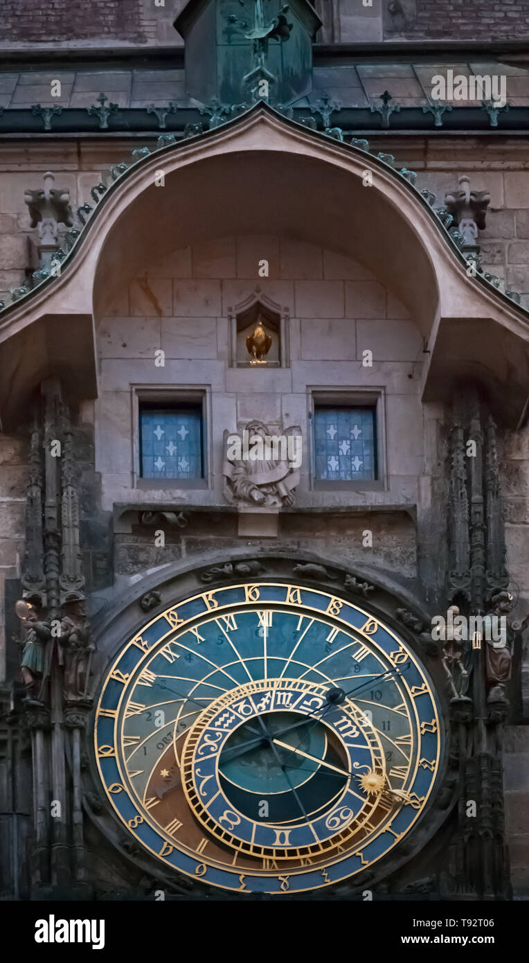 Prague (aka the Golden Prague): the Orloj Stock Photo - Alamy