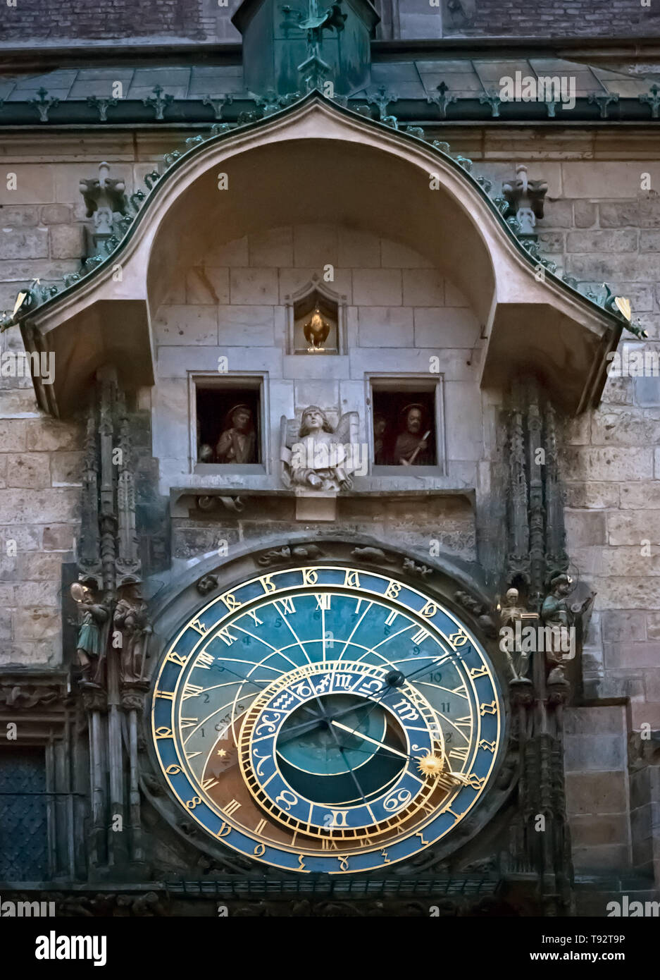 Prague (aka the Golden Prague): the Orloj Stock Photo - Alamy