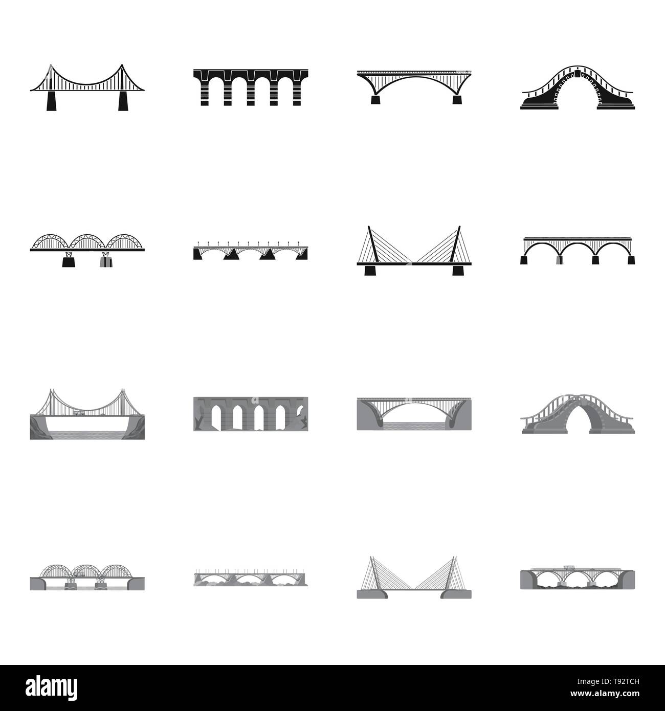 Vector Design Of Connection And Design Symbol Set Of Connection And