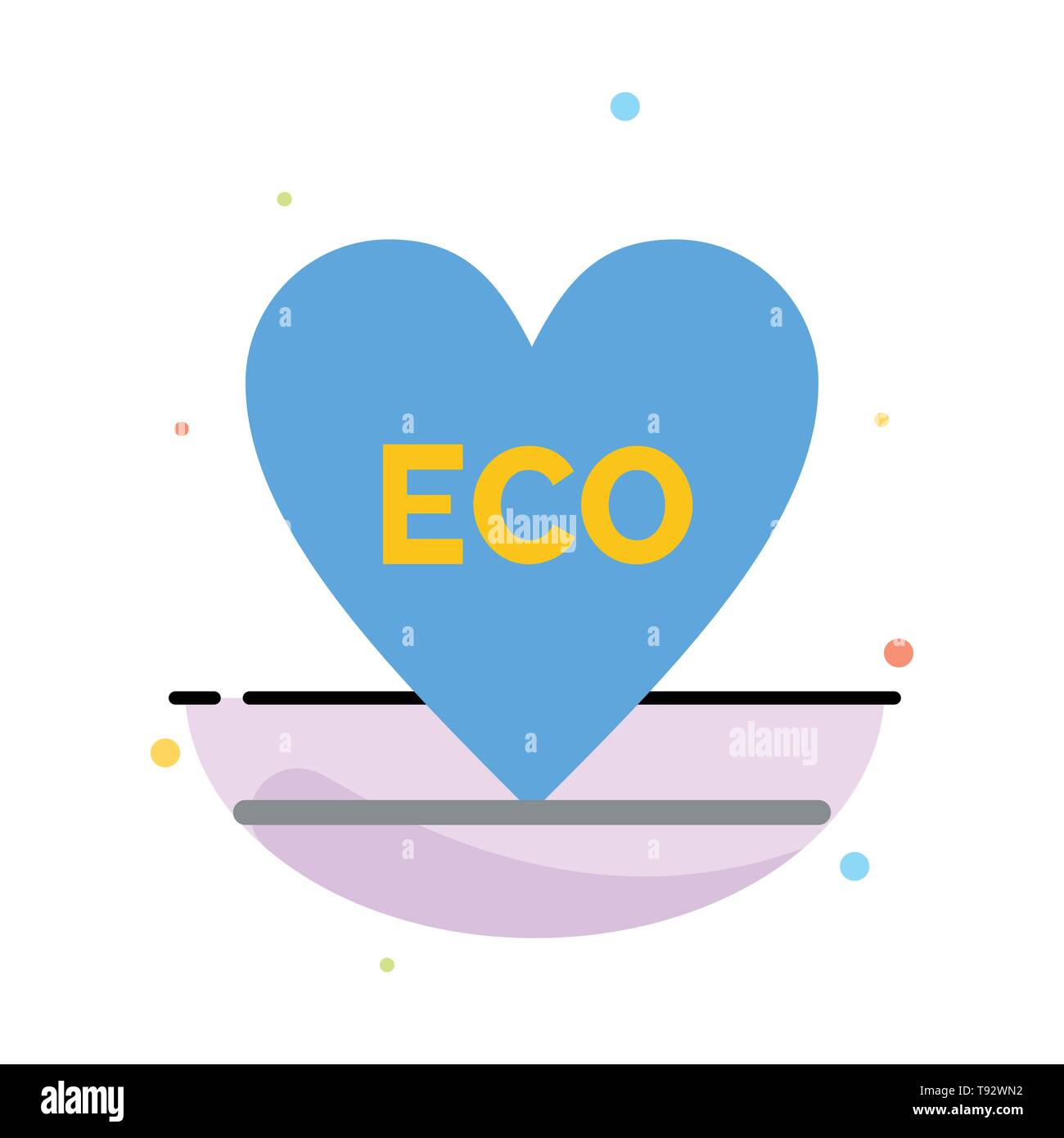Love recycling symbol heart isolated Stock Vector Images - Alamy