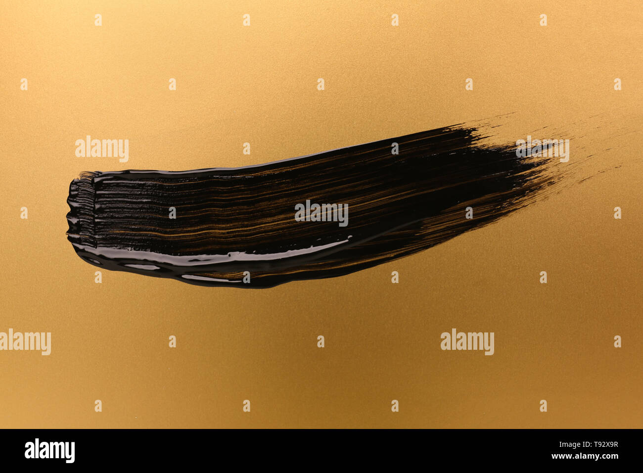 Beautiful black paint smear hi-res stock photography and images - Alamy