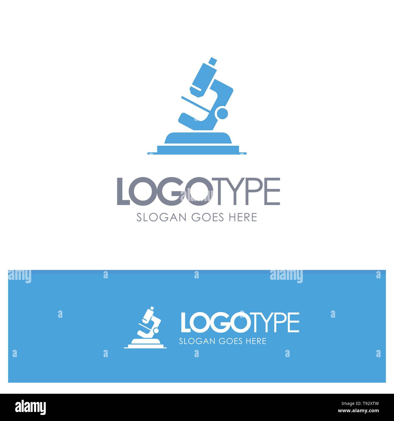 Microbes microscope Stock Vector Images - Alamy