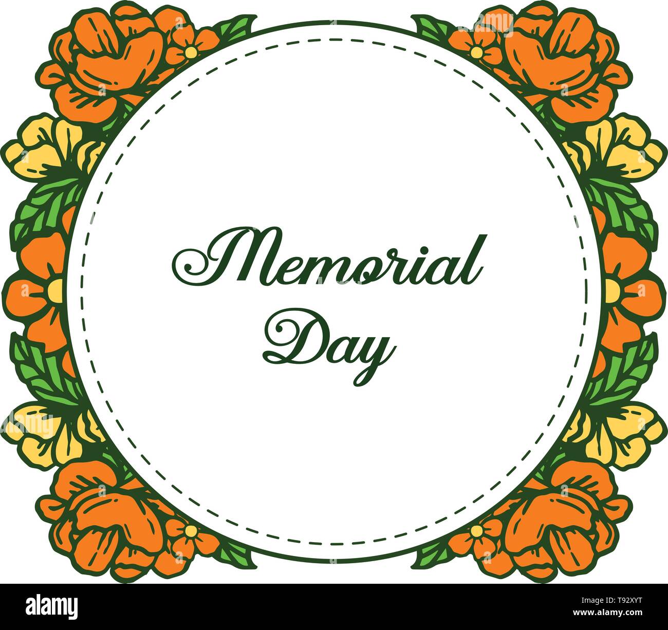 Vector illustration various artwork colorful flower frame for banner of ...