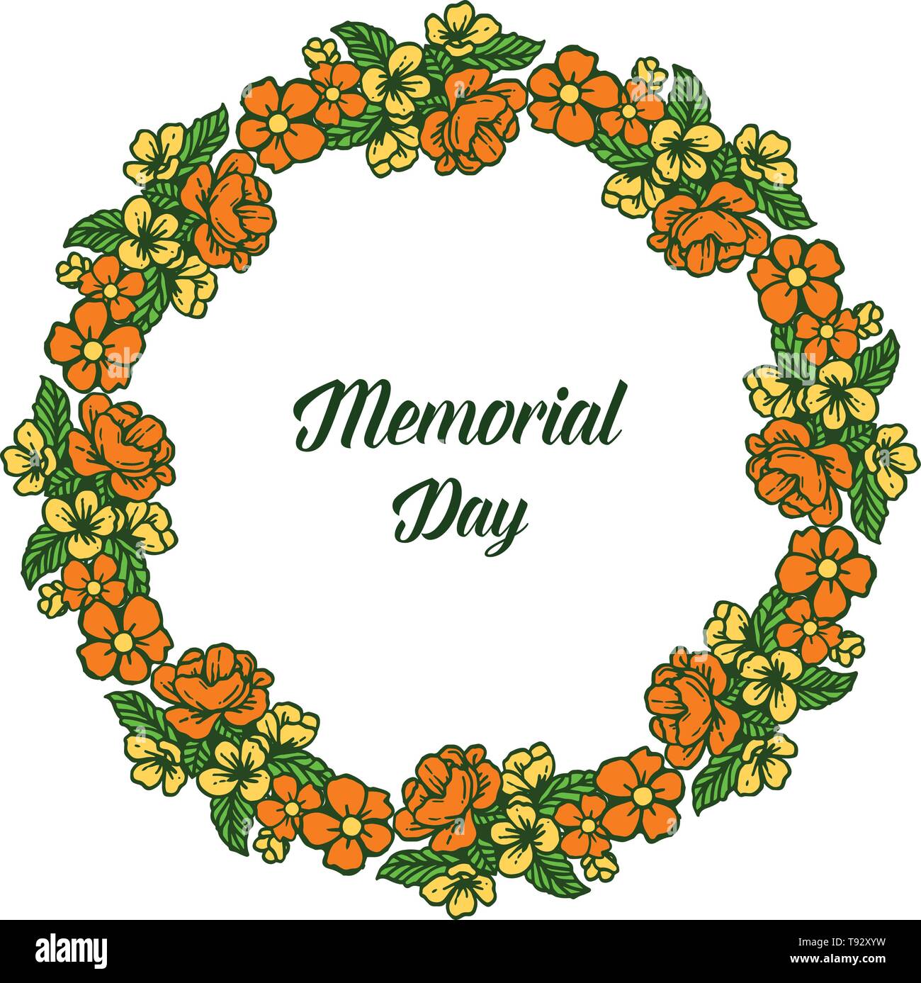 Vector illustration various artwork colorful flower frame for banner of ...