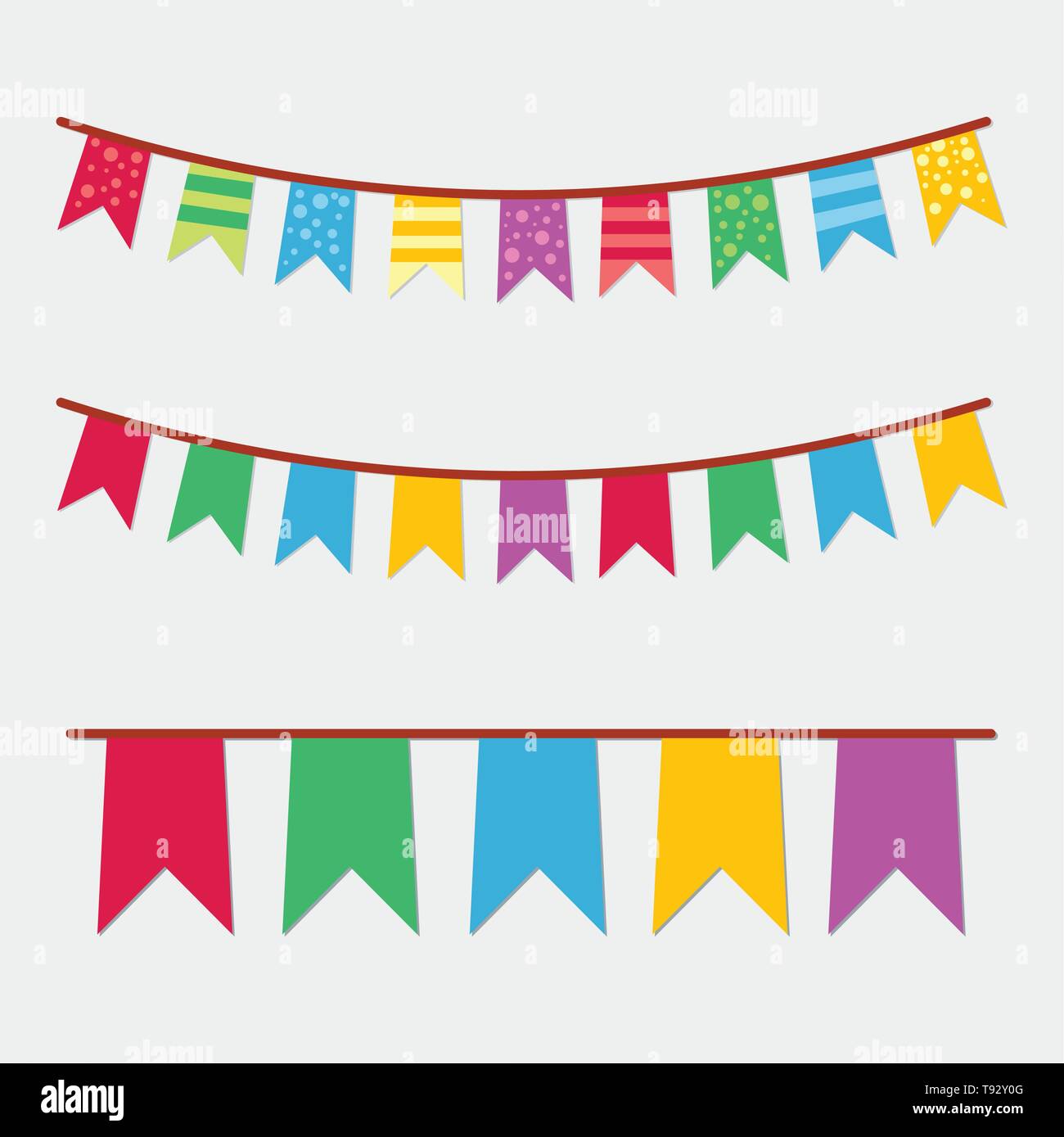 Vector bunting Stock Vector Images - Alamy