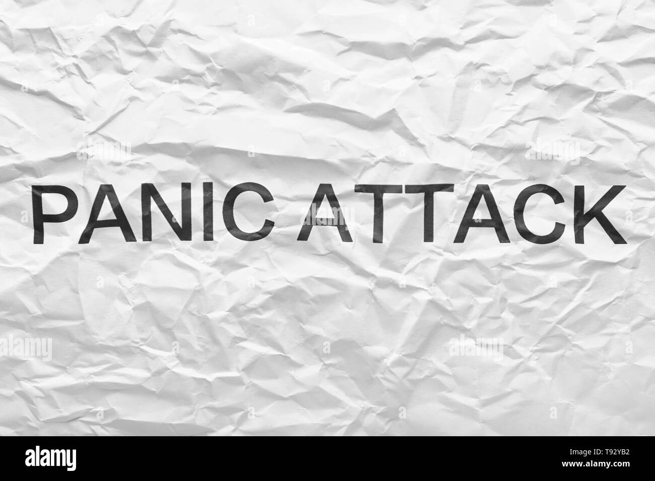 Panic disorder Black and White Stock Photos & Images - Alamy