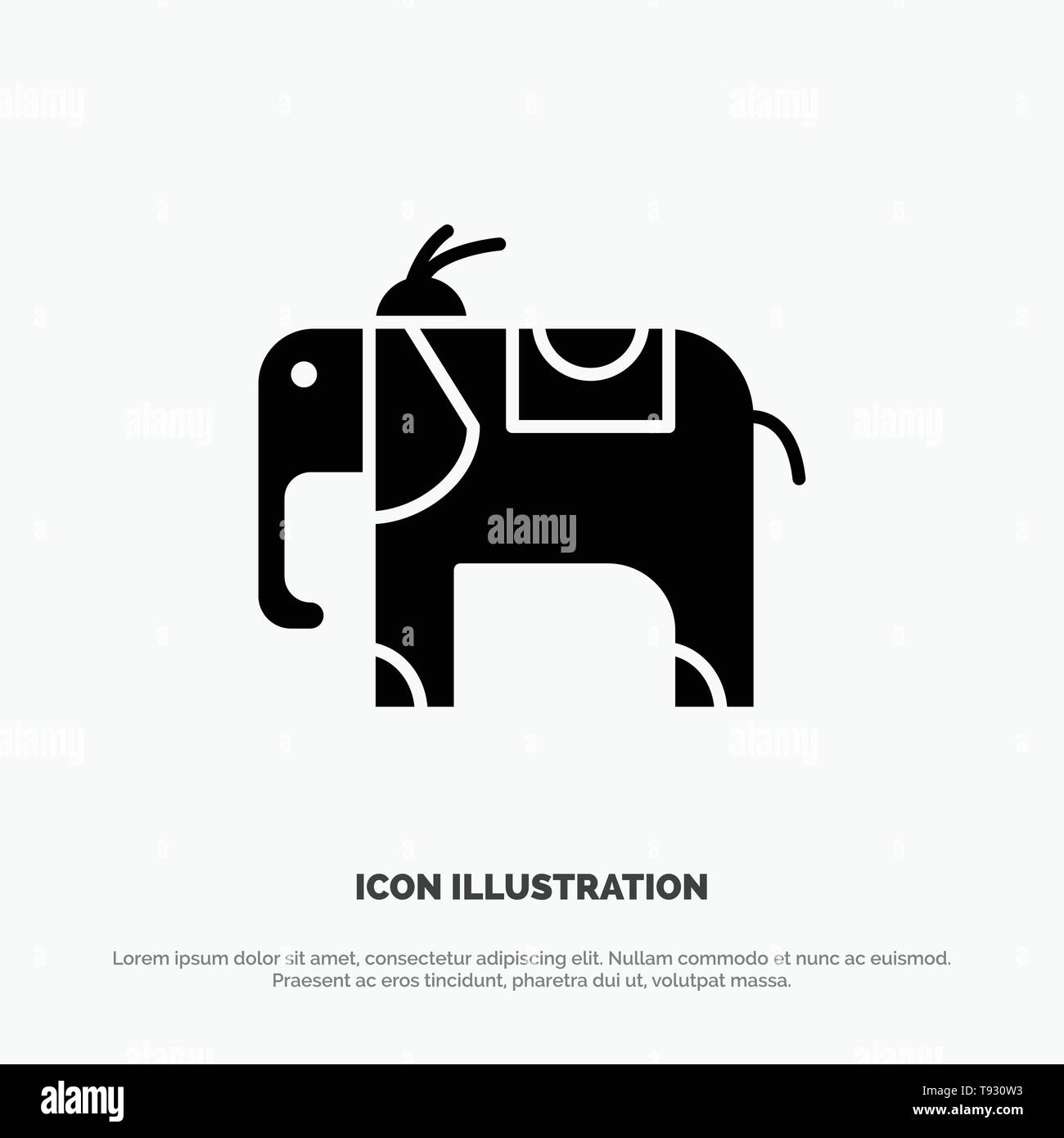 Solid Animal Stock Vector Images - Alamy