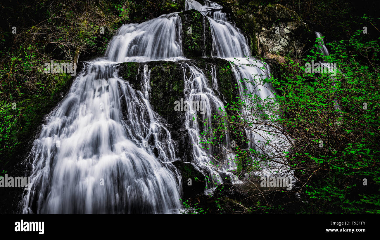 Waterfall, long exposure Stock Photo - Alamy