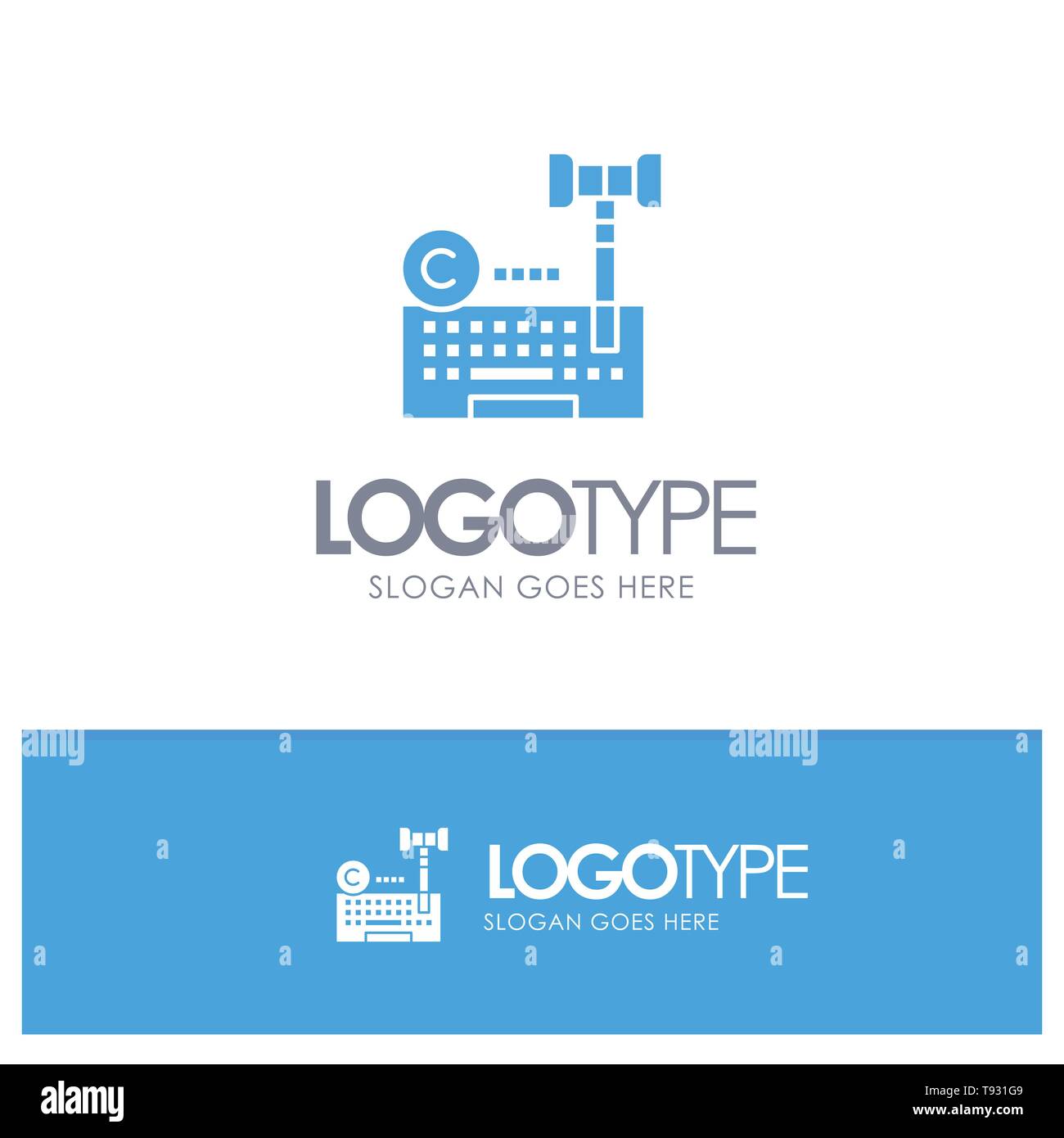 Computer keyboard copyright symbol closeup Stock Vector Images - Alamy