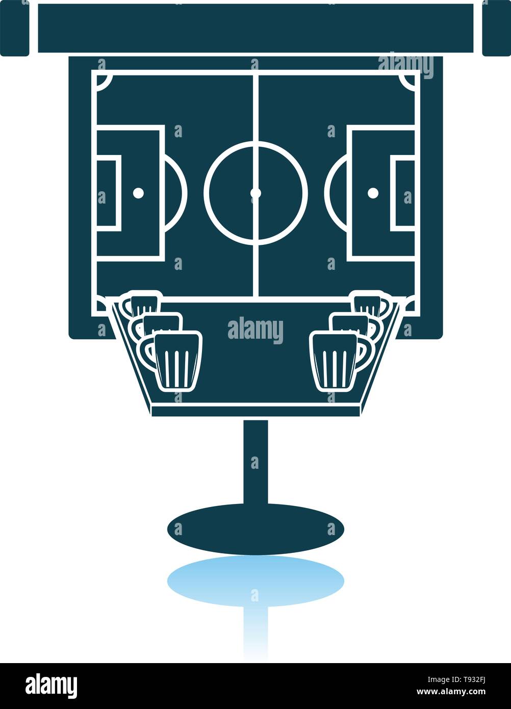 Shadow projection soccer hi-res stock photography and images - Alamy