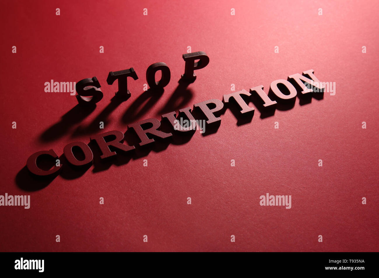 Stop corruption hi-res stock photography and images - Alamy