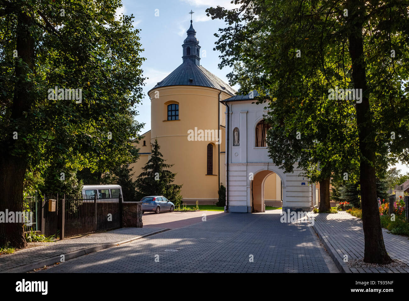 Drohiczyn church from 1696, belfry from 1875, Poland Stock Photo - Alamy