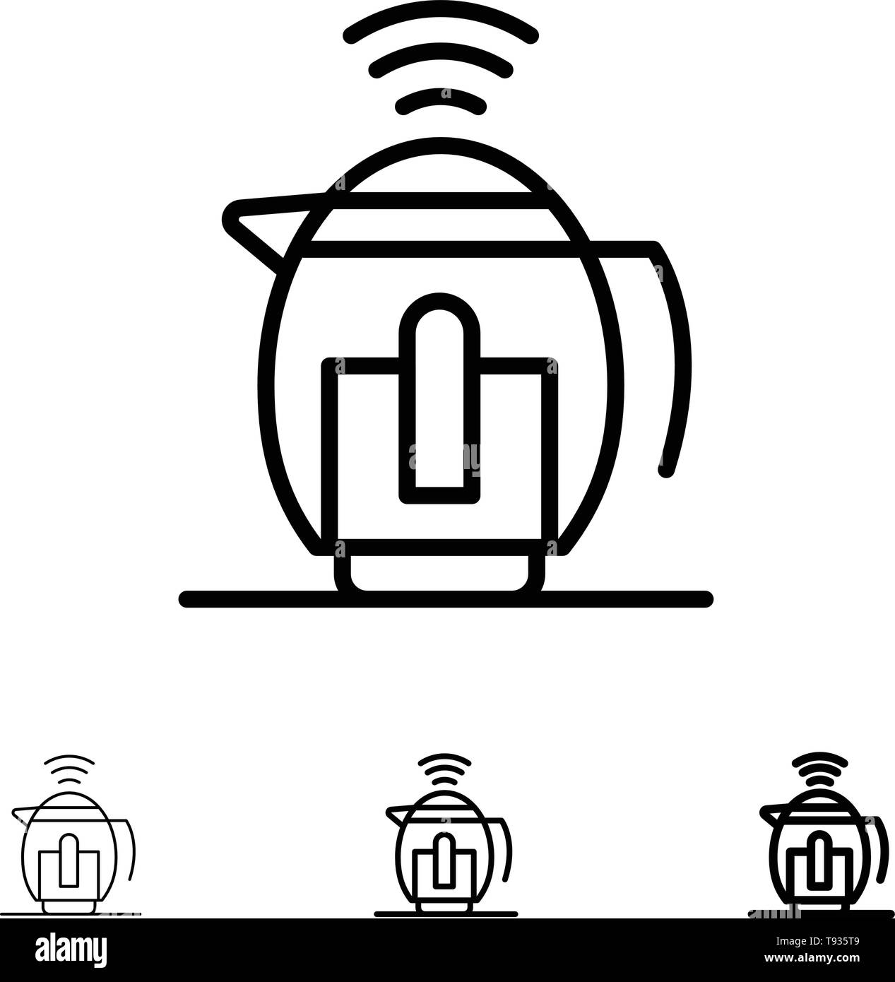 Chinese porcelain tea set Stock Vector Images - Alamy