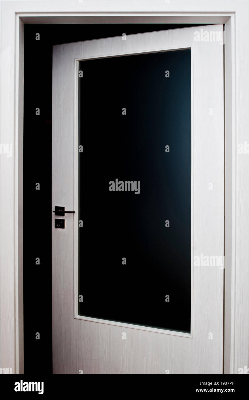 Partially open door hi-res stock photography and images - Alamy