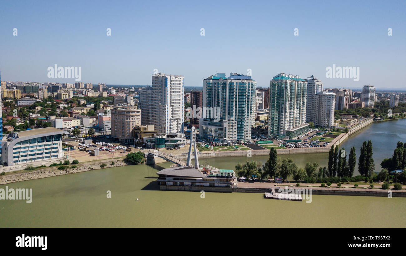 Top down view of Krasnodar city Stock Photo - Alamy