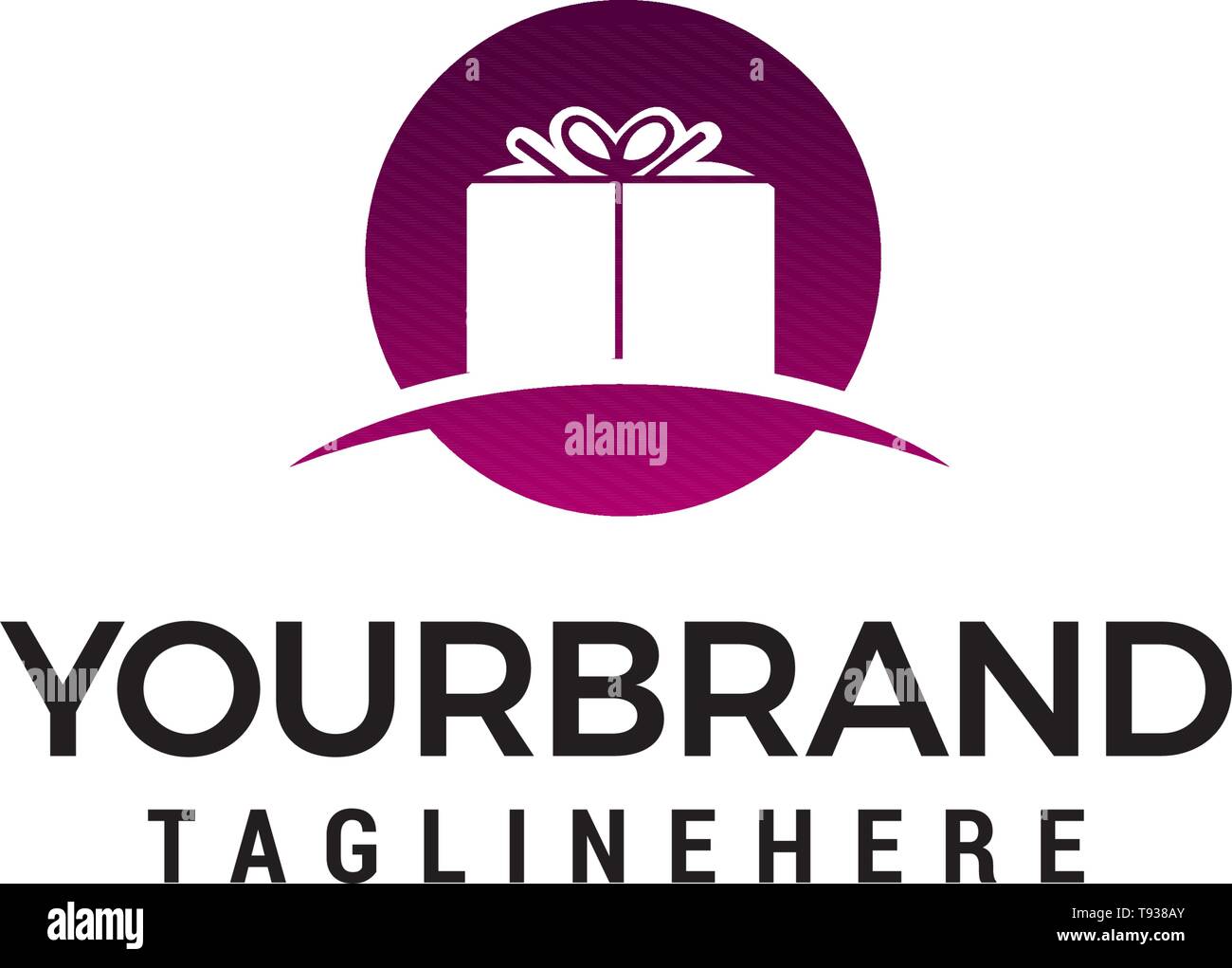 Pink bow sticker Stock Vector Images - Alamy