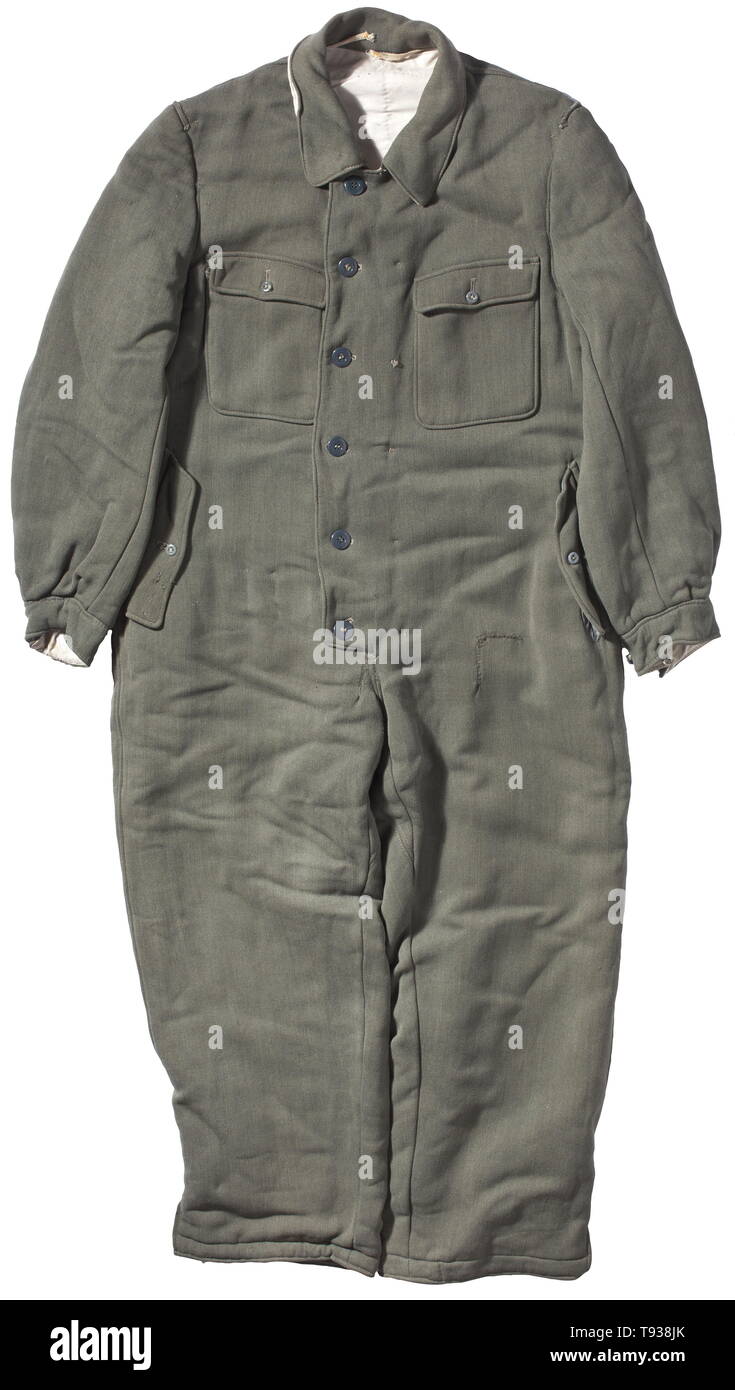 A reversible winter suit for panzer- or assault gun crews depot piece ...