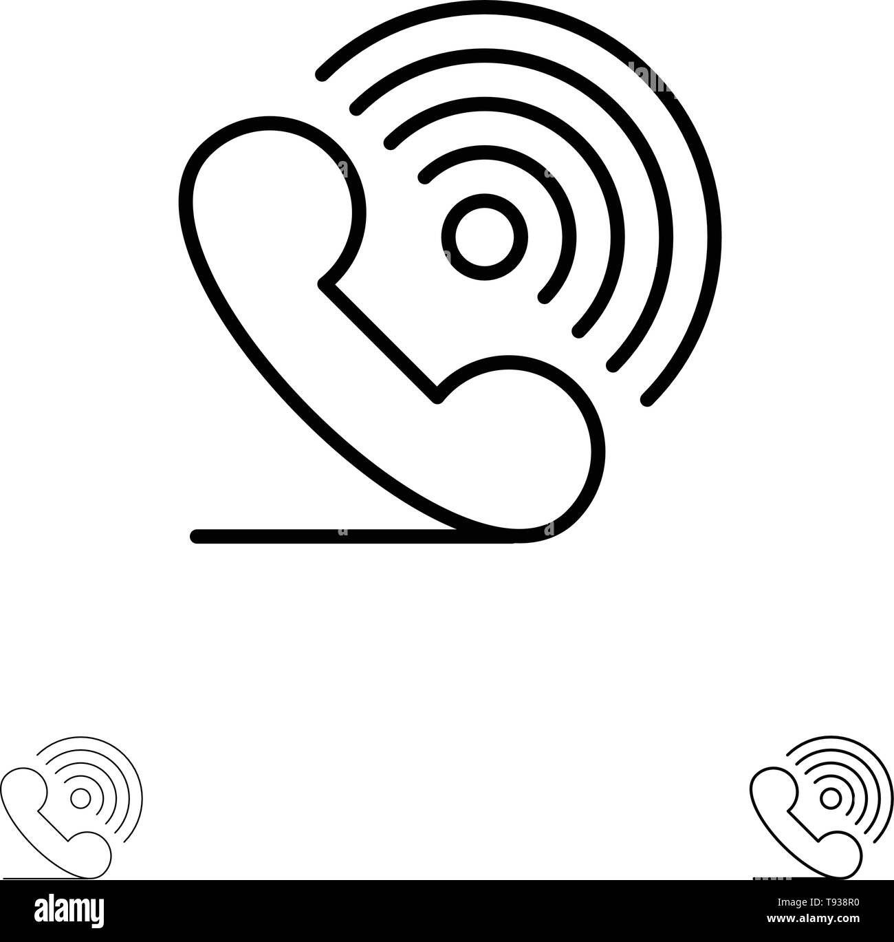 Receiver conversation Black and White Stock Photos & Images - Alamy