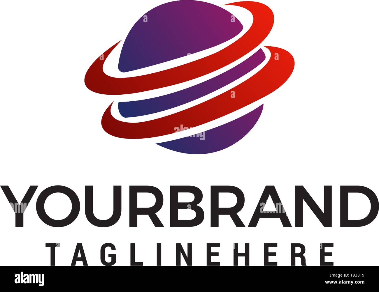 globe fast logo design concept template vector Stock Vector Image & Art ...