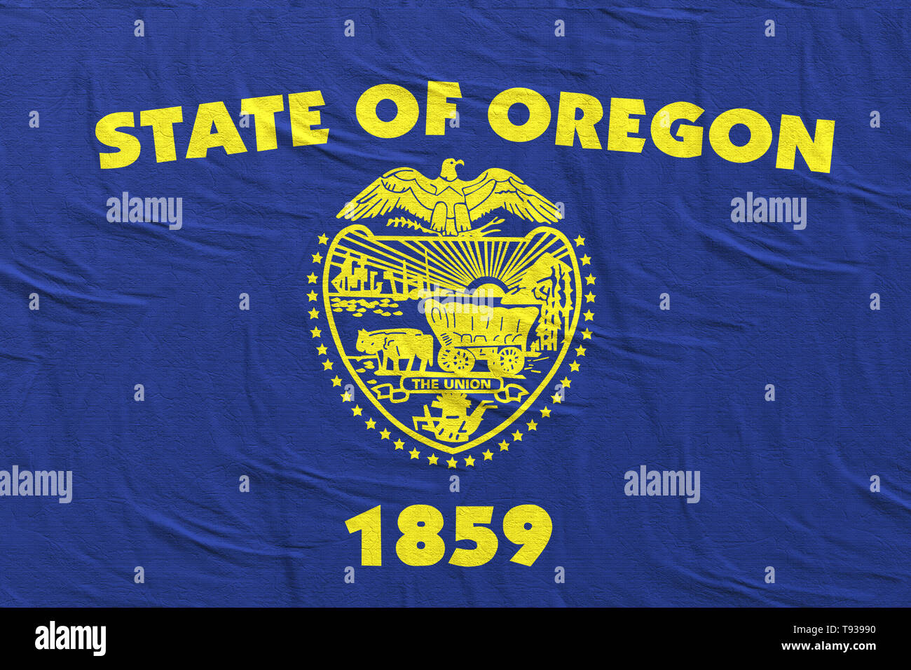 Oregonian flag hi-res stock photography and images - Alamy