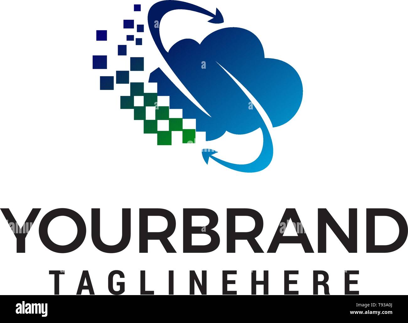 Web design concept hosting Stock Vector Images - Alamy