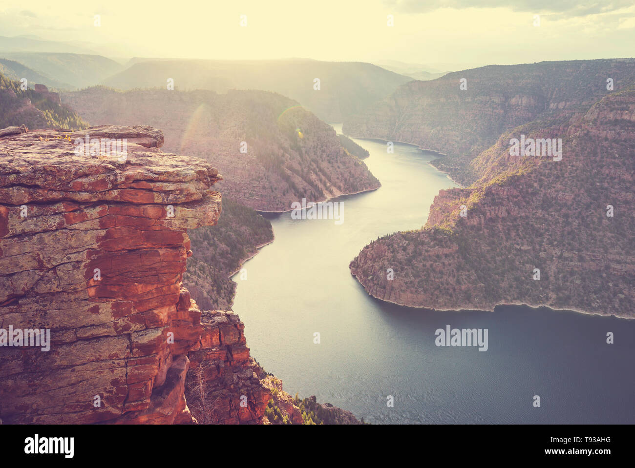 Flaming Gorge recreation area Stock Photo - Alamy