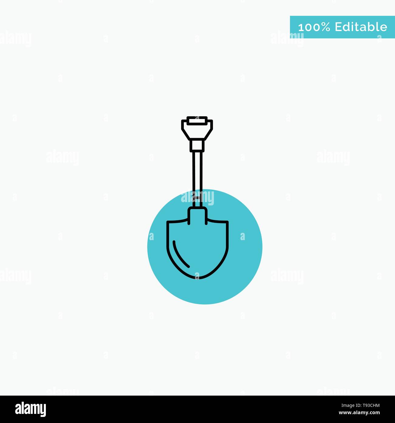 Showel Icon High Resolution Stock Photography and Images - Alamy