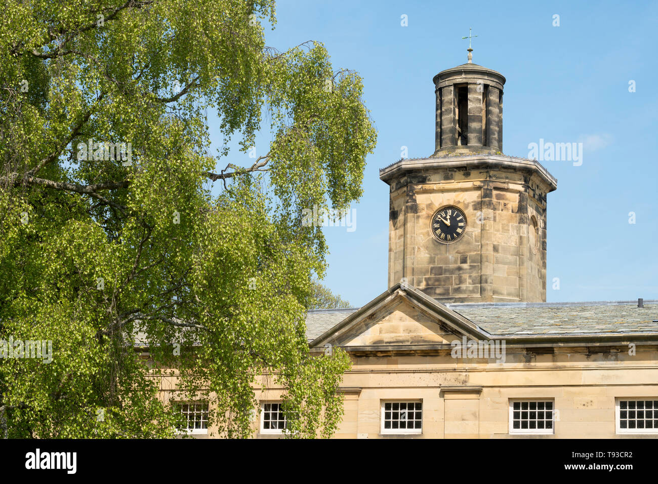 Octagonal corniced clock tower hi-res stock photography and images - Alamy