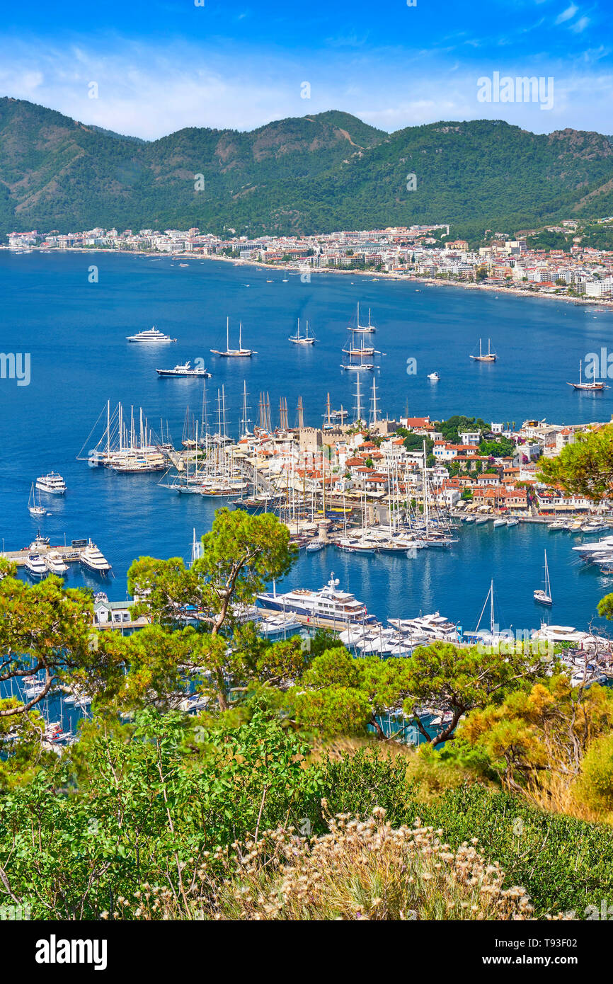 Marmaris Old Town and Harbour, Turkey Stock Photo - Alamy