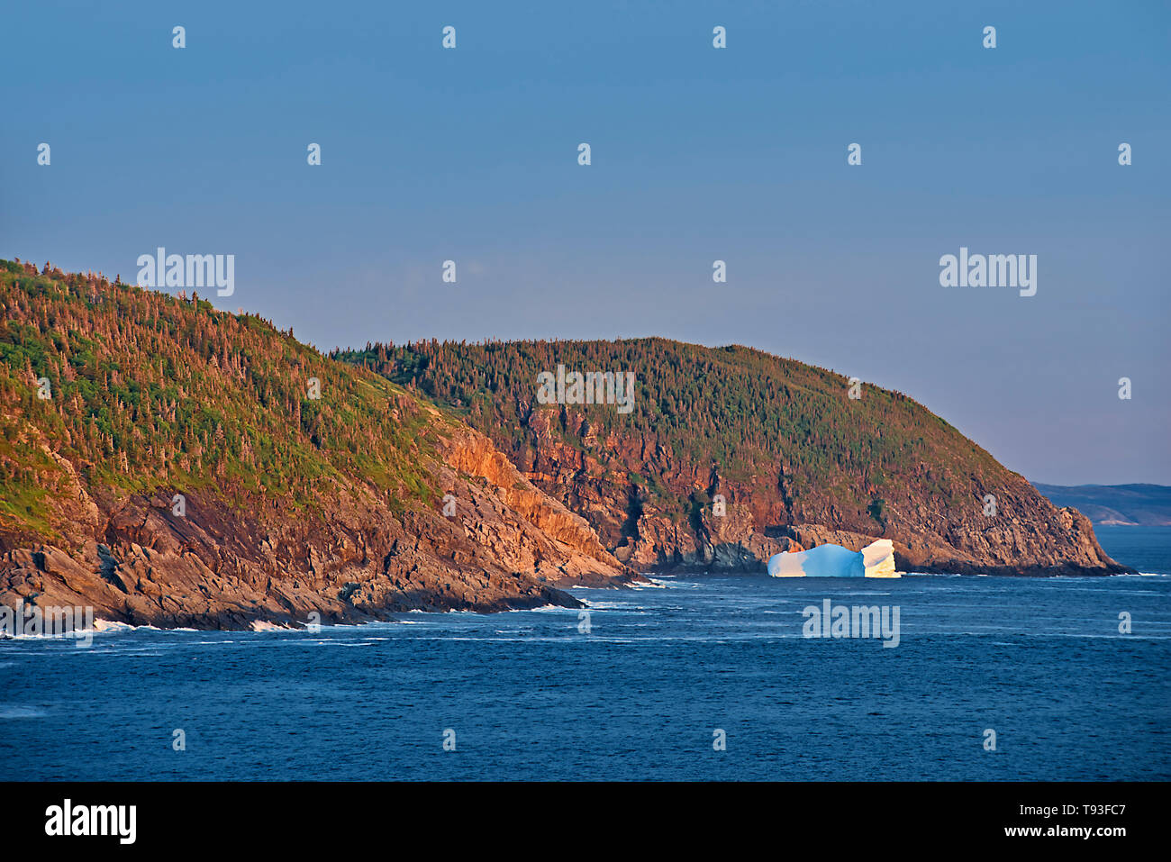 Iceberg in the Atlantic Ocean, off the coast of Labrador Stock Photo ...