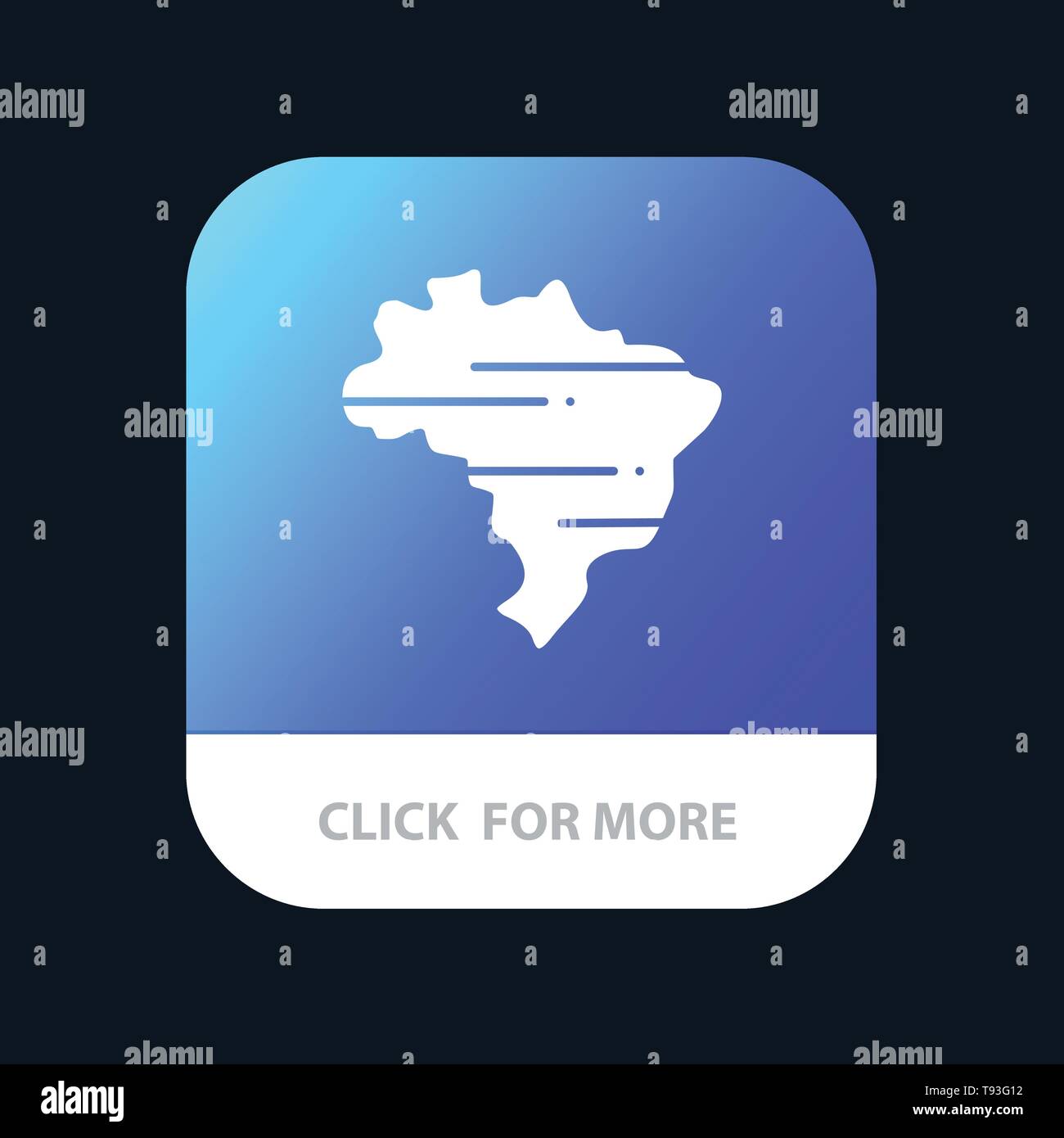 Brazil flag app Stock Vector Images - Alamy