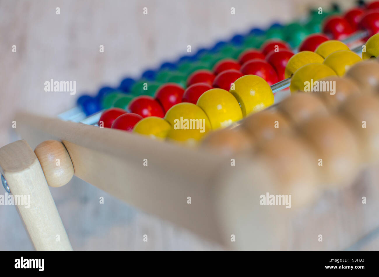 detail of an abacus Stock Photo - Alamy