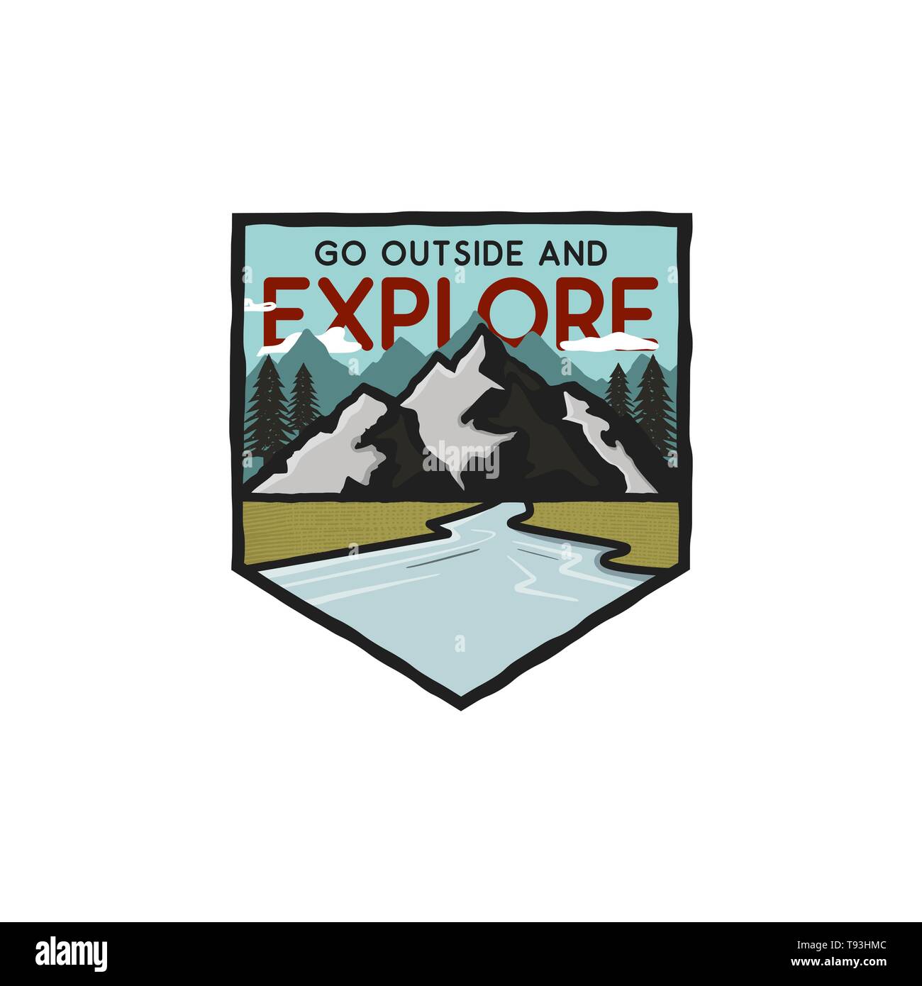 Go outdoors logo Stock Vector Images - Alamy