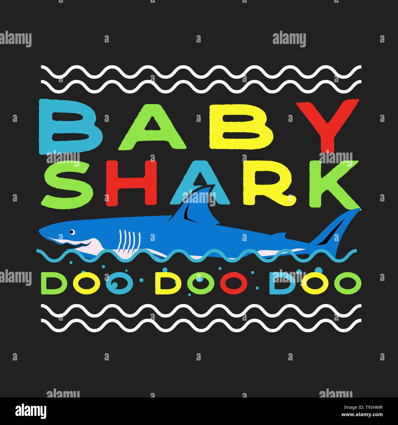 Cartoon dad shark Stock Vector Images - Alamy